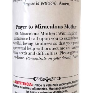 Miraculous Mother (Maria Milagrosa) Devotional Candle