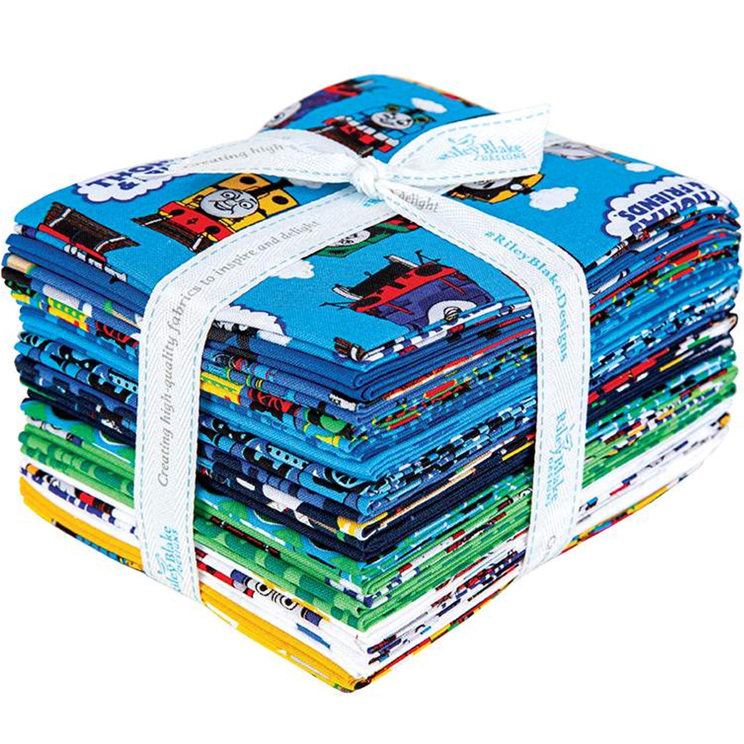 All Aboard with Thomas & Friends 18 Fat Quarter Bundle by Riley Blake Designs