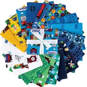 All Aboard with Thomas & Friends 18 Fat Quarter Bundle by Riley Blake Designs