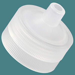 ks-tek plastic clear reusable syringe filter used with filter membranes, durable and stable for lab filtration (25mm,3)