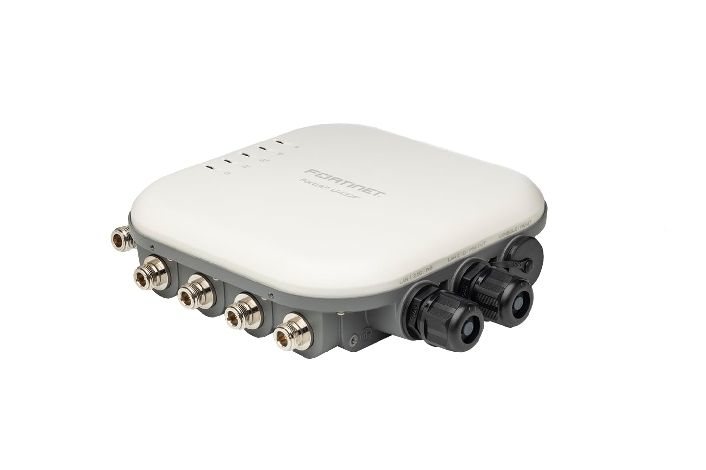 FORTINET FortiAP 432F Outdoor Wireless Access Point: Tri Radio, External Antenna, 1 x 2.5 GE & 1 x GE RJ45 Ports. (FAP-432F-A)