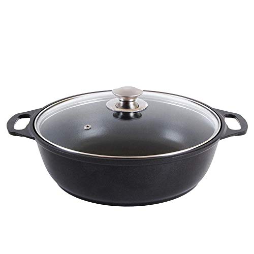 Cooking Pot Aluminum Dutch Oven Pot with Lid 101.44 oz (3 L) Cookware Kitchen Pot