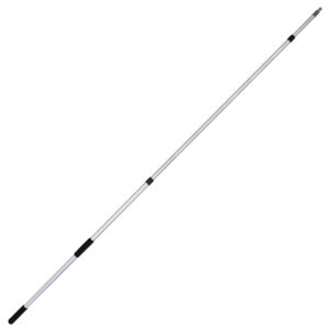 lineslife 12ft extension pole for high ceilings, lightweight durable aluminum alloy telescopic pole for window cleaning paint roller （pole only）