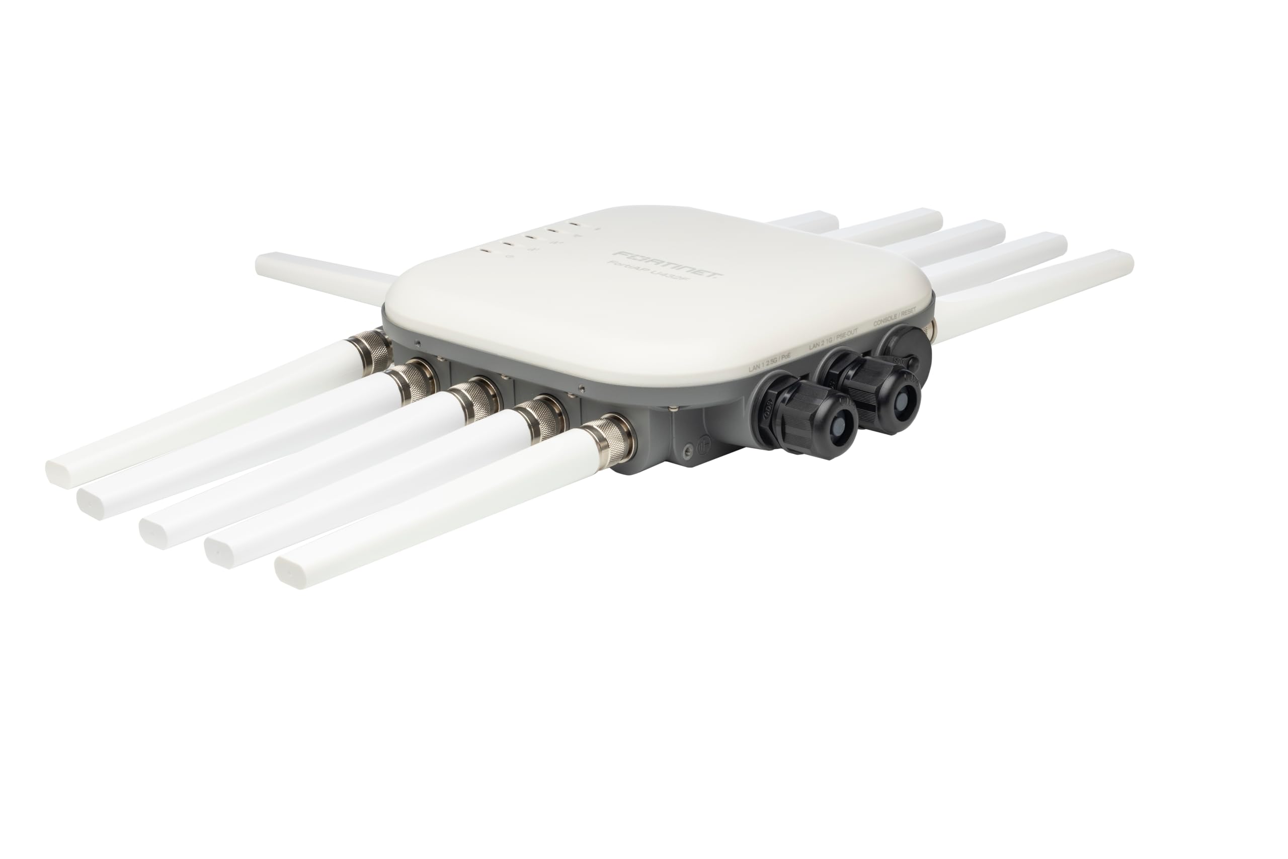 FORTINET FortiAP 432F Outdoor Wireless Access Point: Tri Radio, External Antenna, 1 x 2.5 GE & 1 x GE RJ45 Ports. (FAP-432F-A)