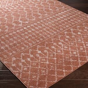 Livabliss Elsie Global Bohemian Area Rug,6'7" x 9',Burnt Orange