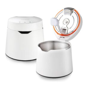 carepod one 31s stainless steel ultrasonic cool mist humidifier whisper-quiet easy clean for large room 1gal (4liter), only 3 washable parts, auto shut-off