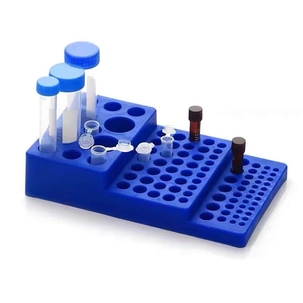 KINNOSE Multifunctional Tube Rack Polypropylene PCR Centrifuge Tube Holder for Almost All The Microcentrifuge Tubes of 0.2ml to 50ml Specifications