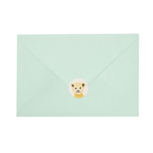 Pipilo Press Safari Baby Shower Thank You Cards with Envelopes, Seal Stickers (4x6 In, 48 Pack)