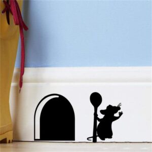 mouse wall decals small mouse cute wall stickers home kids room little decoration vinyl design