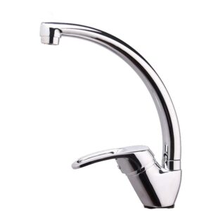 bathtub faucet 360 degree swivel kitchen sink faucet brass single hole long spout cold & hot water tap