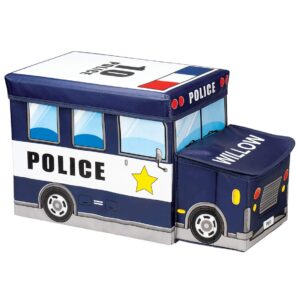 fox valley traders personalized police car storage box