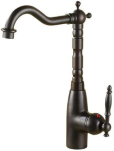 bathtub faucet antique black kitchen taps single lever sink mixer tap 360 degree swivel spout water faucet in brass