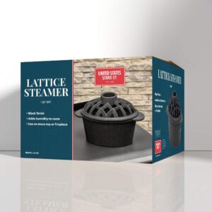 US Stove Company LS-02 Lattice Steamer, Black