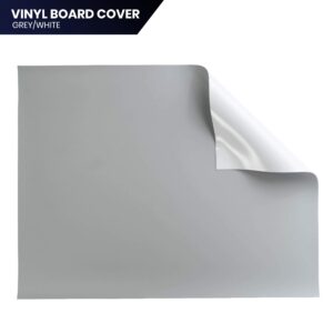 Pacific Arc Vinyl Board Cover. Self Healing and Stain Resistant Green/Ivory Sheet, 31 inches bt 42 inches