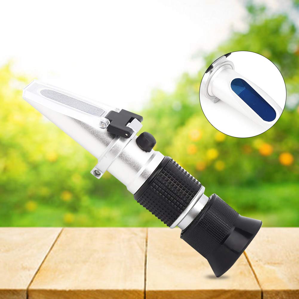 Brix Refractometer,Honey Refractometer,Refractometer Maple Syrup 0-90% for Measuring Sugar Content in Fruit, Honey, Maple Syrup and Other Sugary Drink