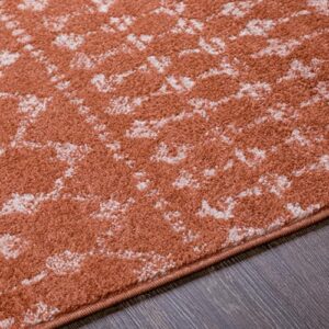 Livabliss Elsie Global Bohemian Area Rug,6'7" x 9',Burnt Orange