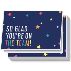 sweetzer & orange employee appreciation cards with envelopes. (25 pack) 5x7 small thank you cards, appreciation card, gratitude cards, nurses week cards, administrative professional day cards.