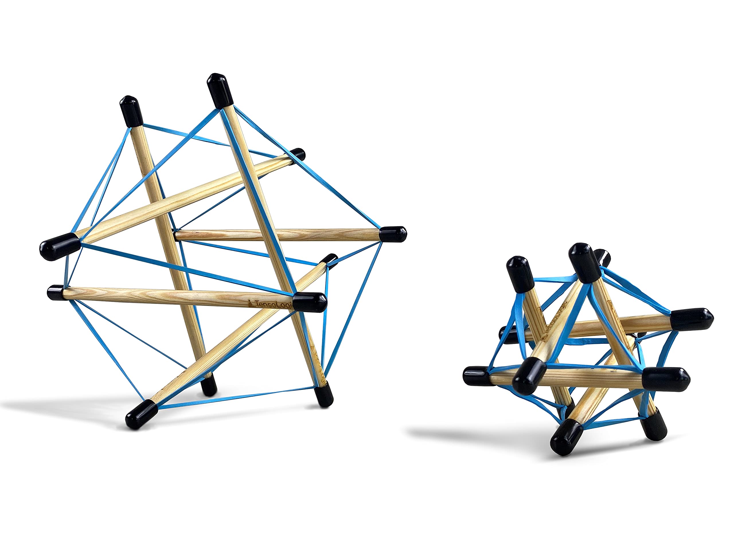 PRODA TASARIM Tensologic Advanced Kit, Tensegrity, Physics Model, Tensegrity Model Kit, Build Tensegrity Models, Architecture Building Kit, Minimum Age 15, 12 dowels