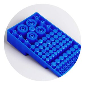 KINNOSE Multifunctional Tube Rack Polypropylene PCR Centrifuge Tube Holder for Almost All The Microcentrifuge Tubes of 0.2ml to 50ml Specifications