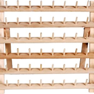 Dritz Wooden Thread Rack, 4 Pack, Smooth Wood