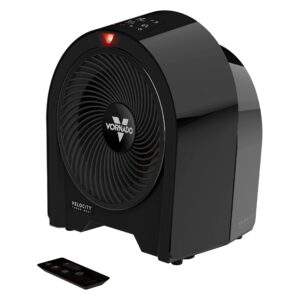 vornado velocity 5r whole room space heater with remote control, black