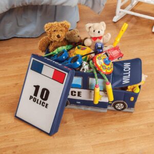 Fox Valley Traders Personalized Police Car Storage Box