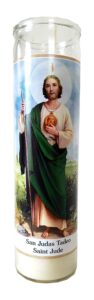 saint jude (san judas tadeo) devotional candle