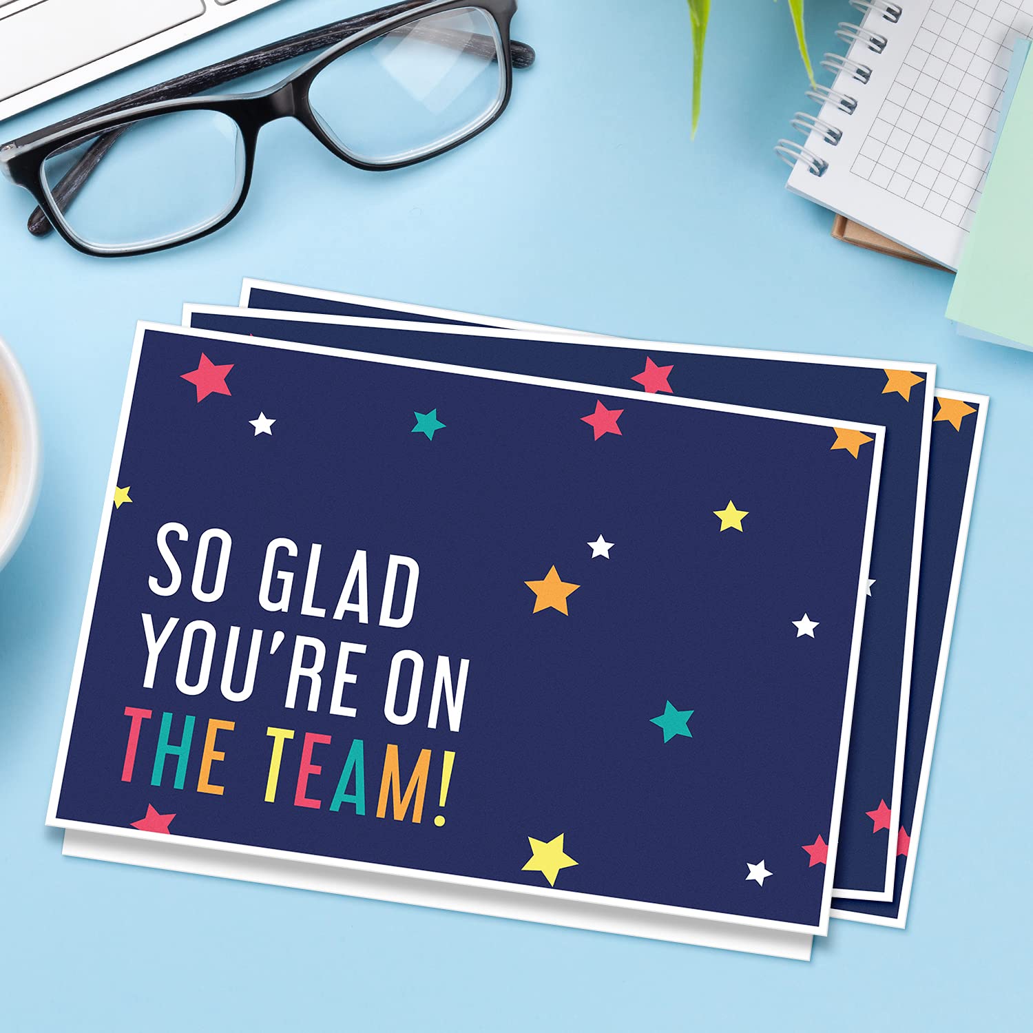 Sweetzer & Orange Employee Appreciation Cards with Envelopes. (25 Pack) 5x7 Small Thank You Cards, Appreciation Card, Gratitude Cards, Nurses Week Cards, Administrative Professional Day Cards.