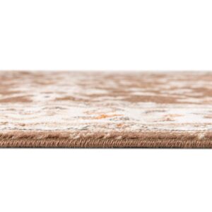 Rugs.com Charlotte Collection Rug – 2' x 3' Brown Low-Pile Rug Perfect for Living Rooms, Large Dining Rooms, Open Floorplans