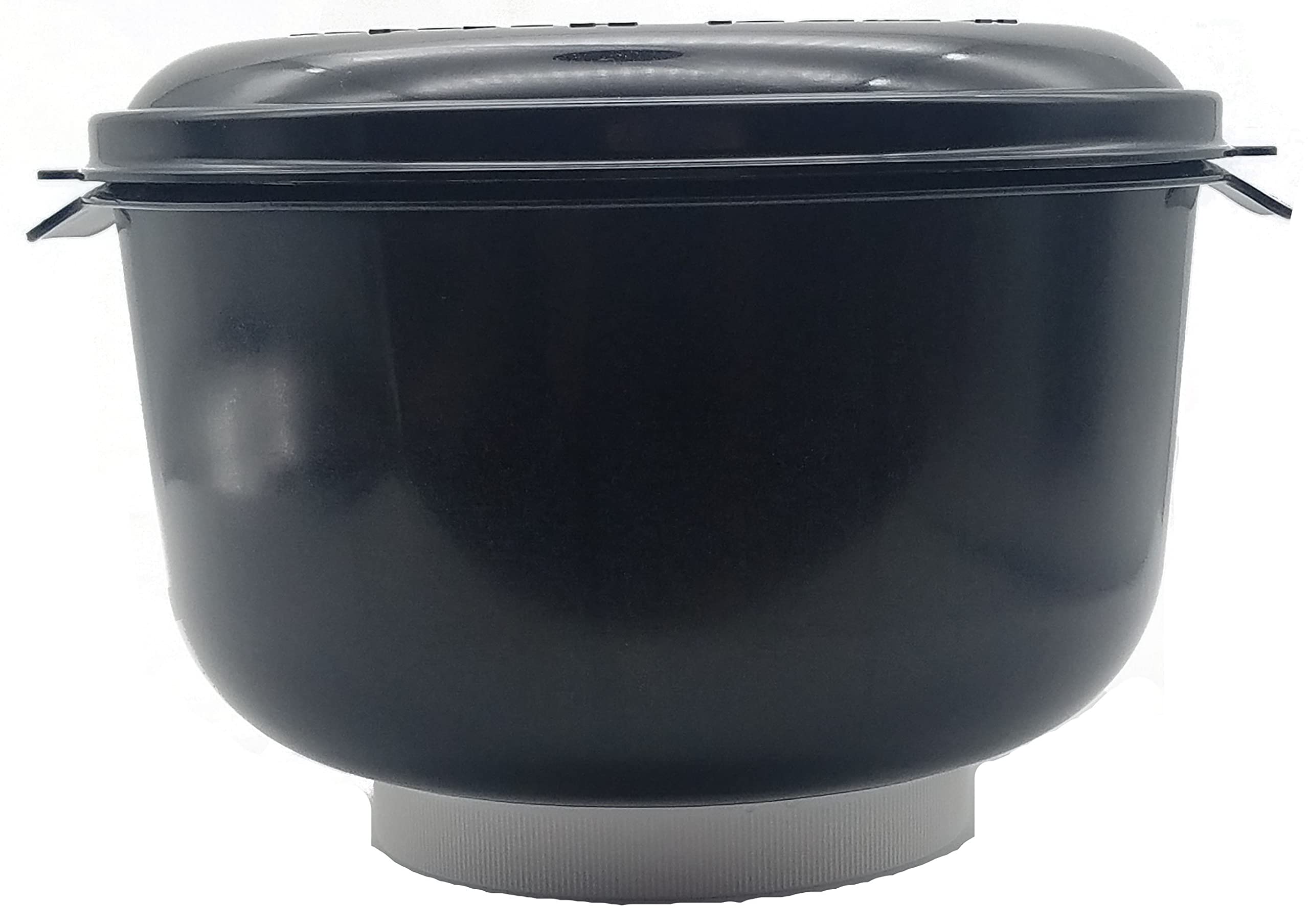 Kernel Katcher Popcorn Bowl, Dentist Invented, Dishwasher Safe, Recycled Material (Black)