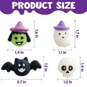 JOYIN 36 Pcs Halloween Mochi Squishy Toy in Blind Bags with 12 Halloween Characters for Stress Relief, Halloween Mystery Toy Surprise Bag for Kids Halloween Party Favors, Halloween Goodie Fillers