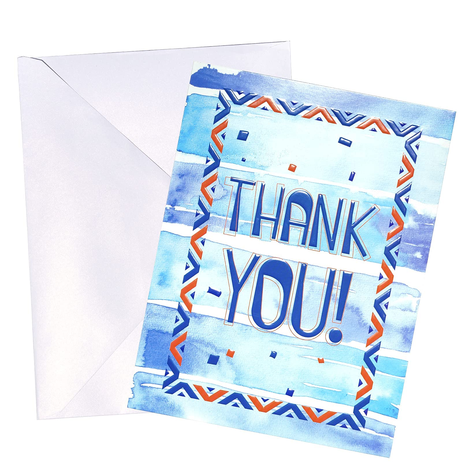 WRAPAHOLIC Thank You Card with Envelope - You're Appreciated Card - 5.9 Inch x 7.9 Inch