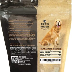 BRUTUS & BARNABY Training Treats for Dogs - Peanut Butter & Banana - All-Natural Healthy Low Calorie Vegan Treat - Great to Use for Rewards in Training Your Puppy Or Dog