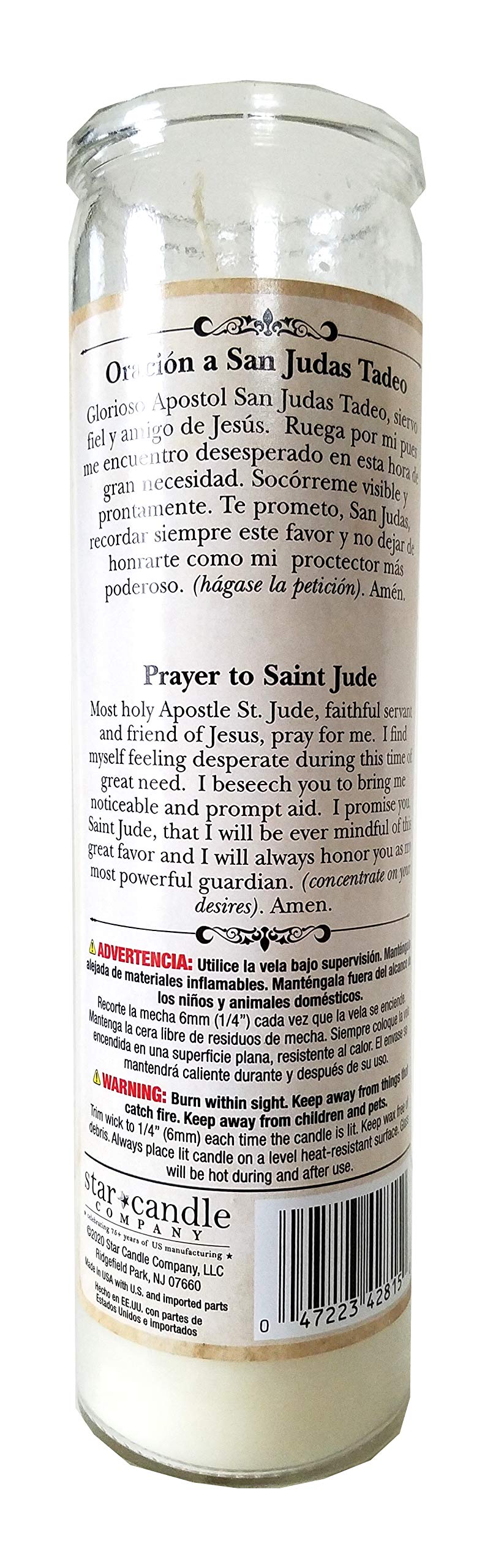 Saint Jude (San Judas Tadeo) Devotional Candle