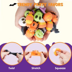 JOYIN 36 Pcs Halloween Mochi Squishy Toy in Blind Bags with 12 Halloween Characters for Stress Relief, Halloween Mystery Toy Surprise Bag for Kids Halloween Party Favors, Halloween Goodie Fillers