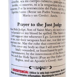 Staci19 Just Judge Justo Juez Devotional Candle