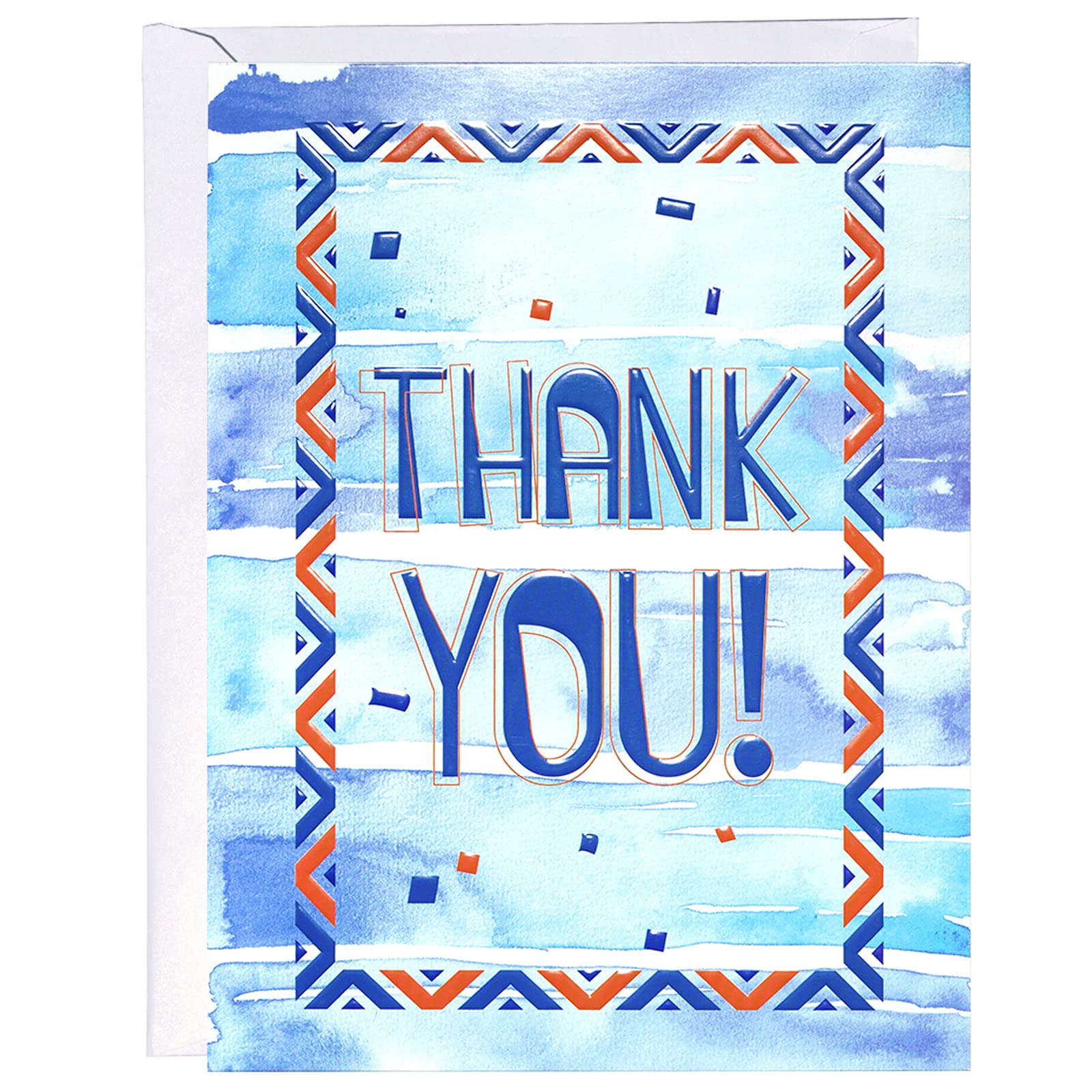 WRAPAHOLIC Thank You Card with Envelope - You're Appreciated Card - 5.9 Inch x 7.9 Inch