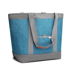 insulated cooler bag - reusable, thermal foam insulation for hot/cold food, ideal for delivery, travel, and picnics