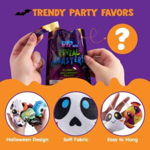 JOYIN 12 pcs Halloween Mini Plush Toy in Blind Bags, Halloween Mystery Toy Surprise Bag, Plush Toy Assortments for Kids Halloween Party Favors, Trick or Treat Gift Exchange, Halloween Goodie Fillers