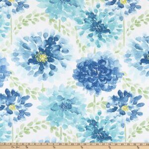 richloom solarium outdoor gardenia seaglass, fabric by the yard