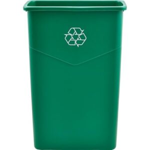 Global Industrial 23 Gallon Slim Recycling Container, Green