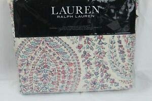 lauren ralph lauren claudia multicolor paisley floral full queen 3 pc duvet cover set shams (queen (u.s. standard))