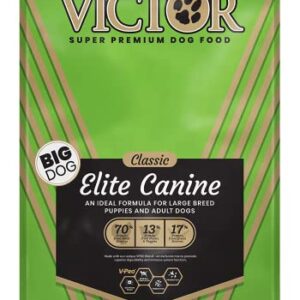 Victor Super Premium Dog Food – Elite Canine Dry Dog Food – 25% Protein, Gluten Free - for Large Breed Dogs & Puppies, 15lbs