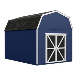 handy home products braymore 10x16 do-it-yourself wooden storage shed with floor