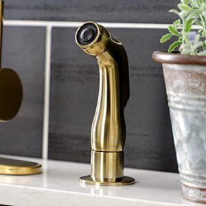 Kingston Brass LS8713DLSP Concord Kitchen Faucet, Brushed Brass