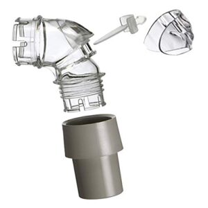 elbow assembly with anti-asphyxia valve & swivel various quattro series