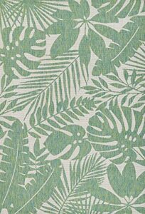 novogratz by momeni villa salerno green indoor/outdoor area rug 2' x 3'