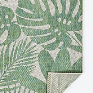 Novogratz by Momeni Villa Salerno Green Indoor/Outdoor Area Rug 2' X 3'