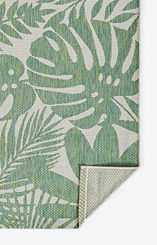 Novogratz by Momeni Villa Salerno Green Indoor/Outdoor Area Rug 2' X 3'