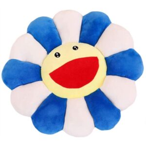 tefu flower plush pillow, sunflower pillow soft & comfortable sunflower cushion colorful sun flower plush toy home bedroom shop restaurant decor (colorful,16.5in/42cm)